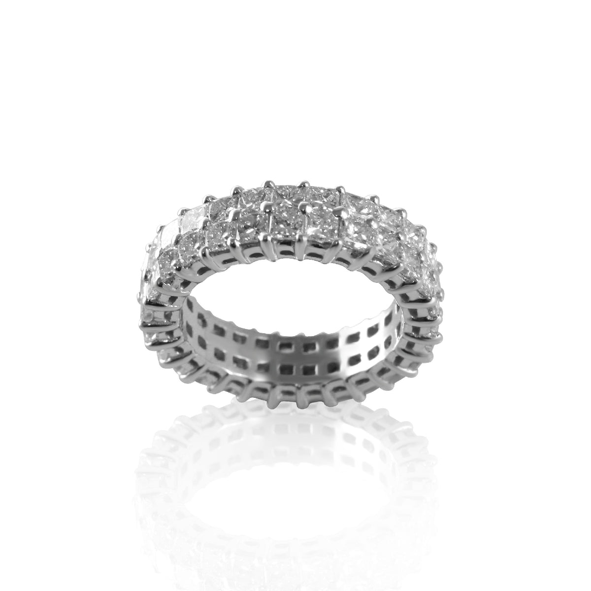 Double Diamond Eternity Ring – gadcollection1986